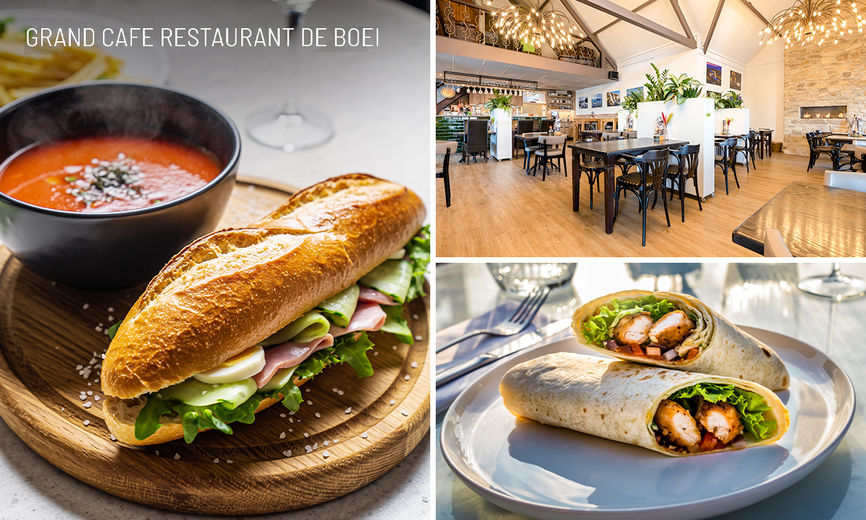 Grand Café de Boei, 2-gangen keuzelunch bij Grand Café de Boei bespaar ...