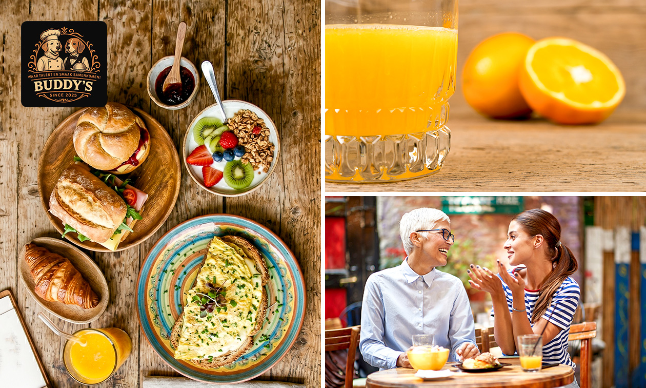 Lunchroom Buddy's, Vers ontbijt bespaar 28% in Parkstad via Social Deal