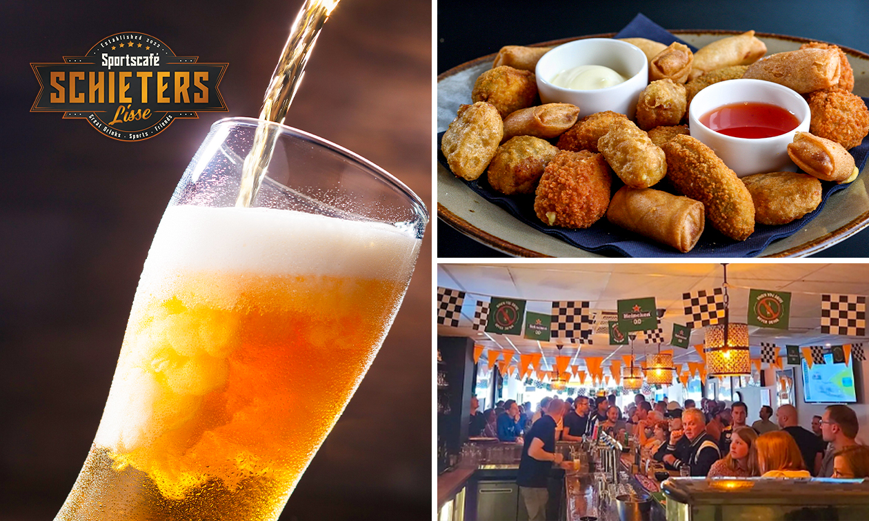 Sportscafé Schieters, Bierproeverij + bittergarnituur bespaar 48% in ...